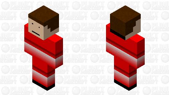 Shaded Dark And Red Minecraft Skin