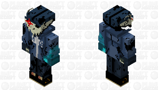 Glowing hand tabi Minecraft Skin