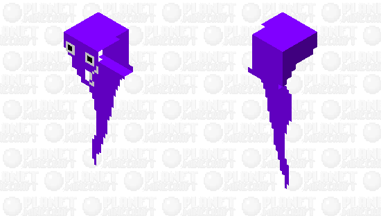 Worm on a string (purple) Minecraft Skin