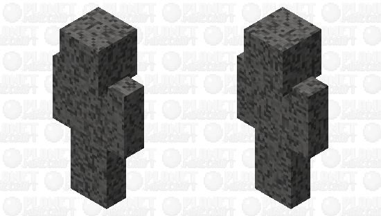 Stone 64x64 Bit Minecraft Skin