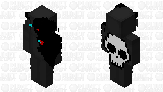 evil spirits taking over the body Minecraft Skin