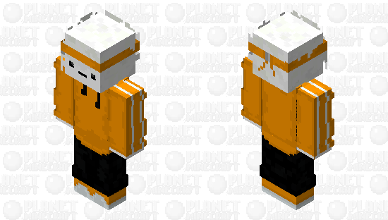 HD Orange Dude Minecraft Skin