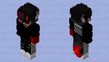 Blue Wolf Boy Minecraft Skin