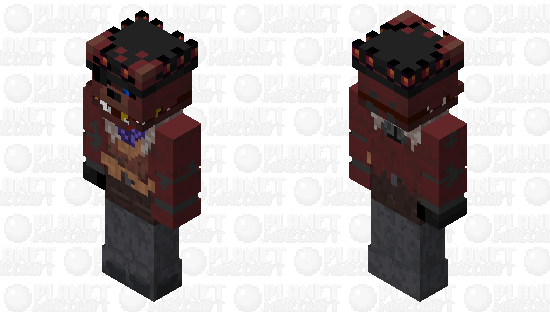 MNAF Senary Saloon- Outlaw Foxy Minecraft Skin