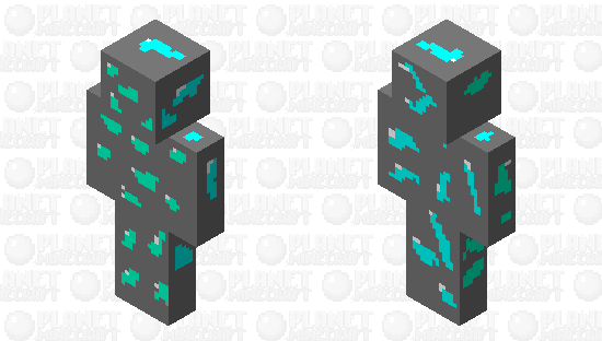 Diamond Ore Skin Minecraft Skin