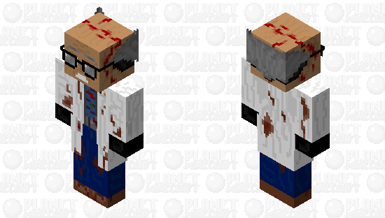 Half-Life: Alpha - Scientist01 "Walter"! Minecraft Skin