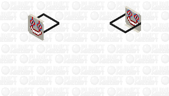 Scary Clown Mask Minecraft Skin