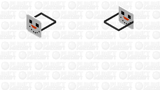 Snowman Mask Minecraft Skin