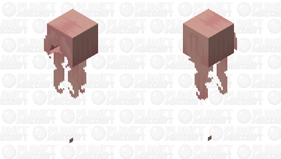 Lavender hair base Minecraft Skin