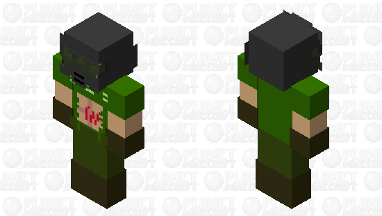 classic doom slayer Minecraft Skin