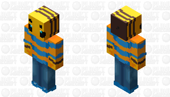 Casual Bee Minecraft Skin