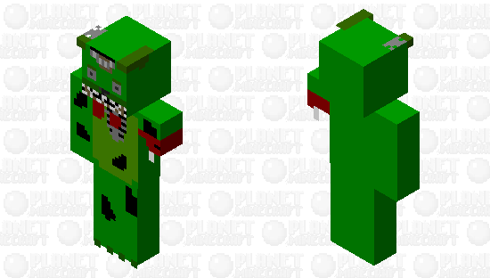 William afton/Scraptrap/Salvage springtrap Minecraft Skin