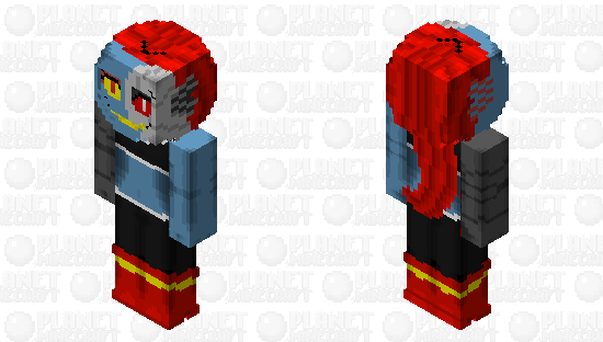[[StoryShift Undyne]] Minecraft Skin