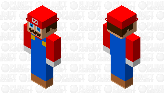 SML Mario Minecraft Skin