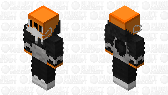 gtzuth skin wears a swetter and has a rona mask on Minecraft Skin