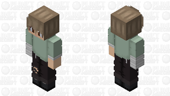 Yuki : Green Shirt Minecraft Skin