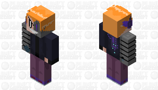 Cyborg Pico (FNF Starcatcher) Minecraft Skin