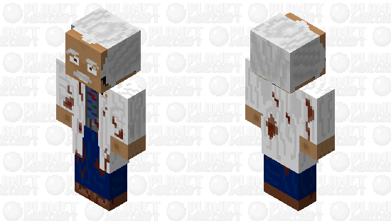 Half-Life: Alpha - Scientist02 "Einstein"! Minecraft Skin