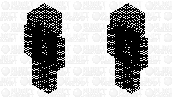 I painstakingly removed all the white pixels! Minecraft Skin