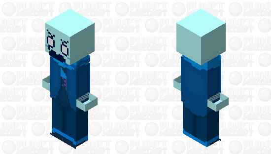 Cube the pink corruption Minecraft Skin