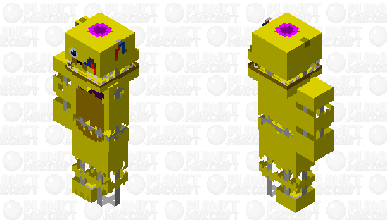 Withered smooth fredbear Minecraft Skin