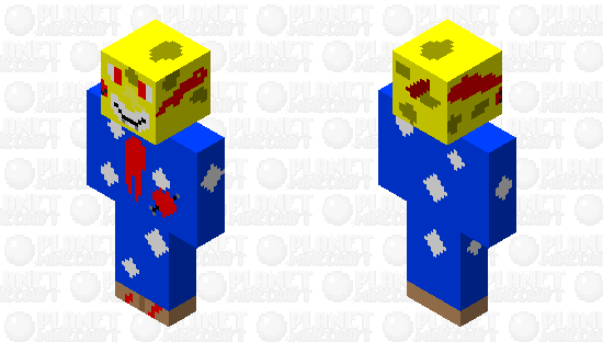 evil cheese Minecraft Skin