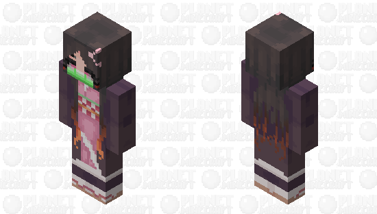 Nezuko Kamado HD Minecraft Skin