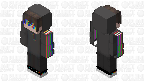 3D Cute Boy Minecraft Skin