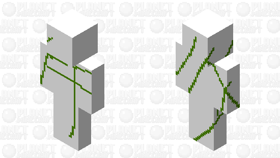 lines art Minecraft Skin
