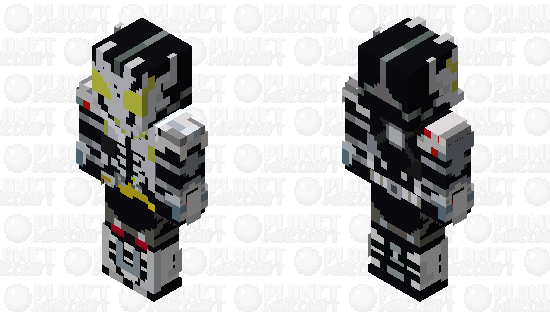 kamen rider zero zero-one metal cluster (fanmade) Minecraft Skin