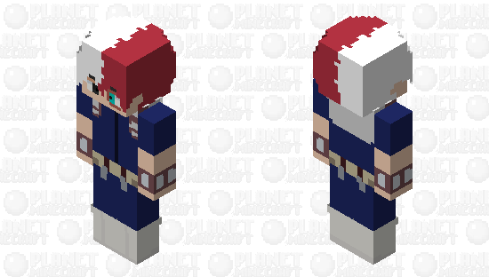 Shoto todoroki[Boku no hero academya] Minecraft Skin