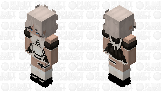 blonde girl with blue eyes Minecraft Skin