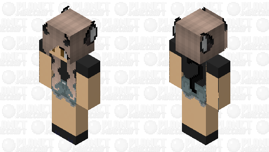 Demon cat girl redone Minecraft Skin