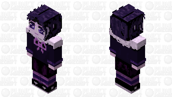 Purple and lace Minecraft Skin