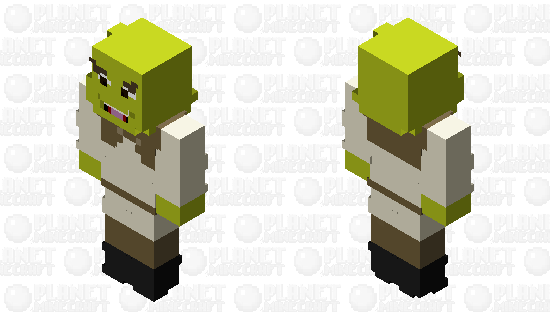 WHAT ARE YOU DOING IN MY SWAMP - shrek Minecraft Skin