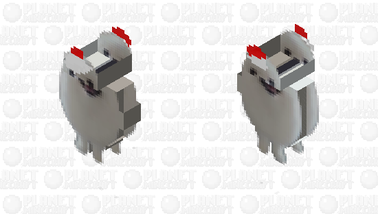 Egg dog Christmas Minecraft Skin