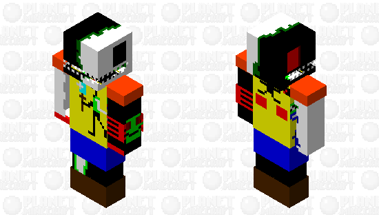 ZOMBIFIED NICE EVIL EYE BUT NICE BLACK RAPTOR Minecraft Skin