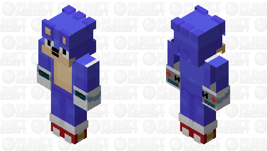 Sonic 4 Minecraft Skin