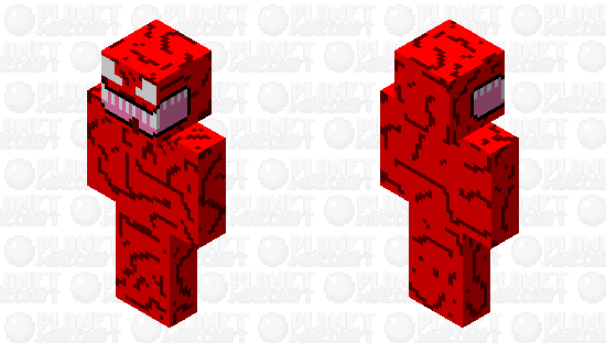 low-quality carnage Minecraft Skin