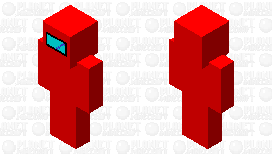 red impostor Minecraft Skin