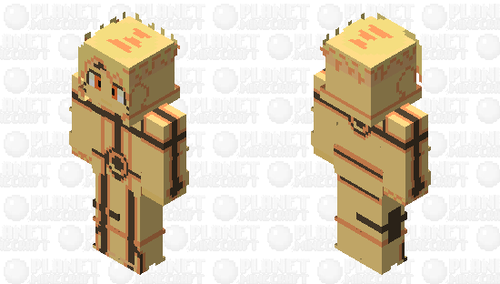 Boruto kurama mode Minecraft Skin