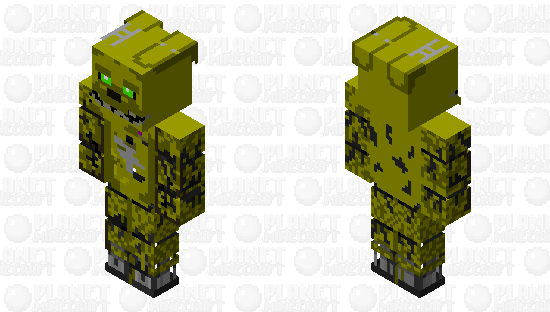 withered spring bonnie Minecraft Skin