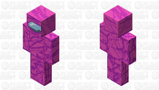 Among us pink Minecraft Skin