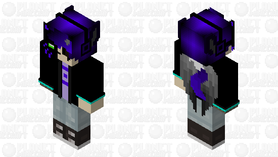 Haku half nightmare form~~ Minecraft Skin