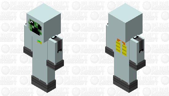 creeper astronaut Minecraft Skin