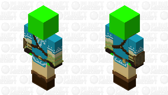 Champion's Tunic baseplate skin (LOZ: BOTW) Minecraft Skin