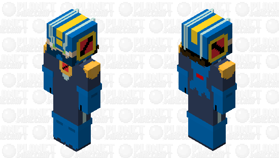 Rockman.exe/ Megaman.exe Minecraft Skin