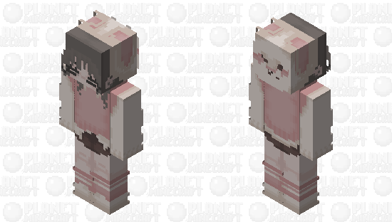 Pink bunny girl Minecraft Skin