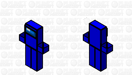 Among us blue Minecraft Skin