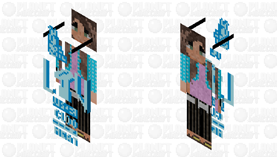 Sam Sparks Super Bowl 55 LV CWACOM 2009+2021 Minecraft Skin